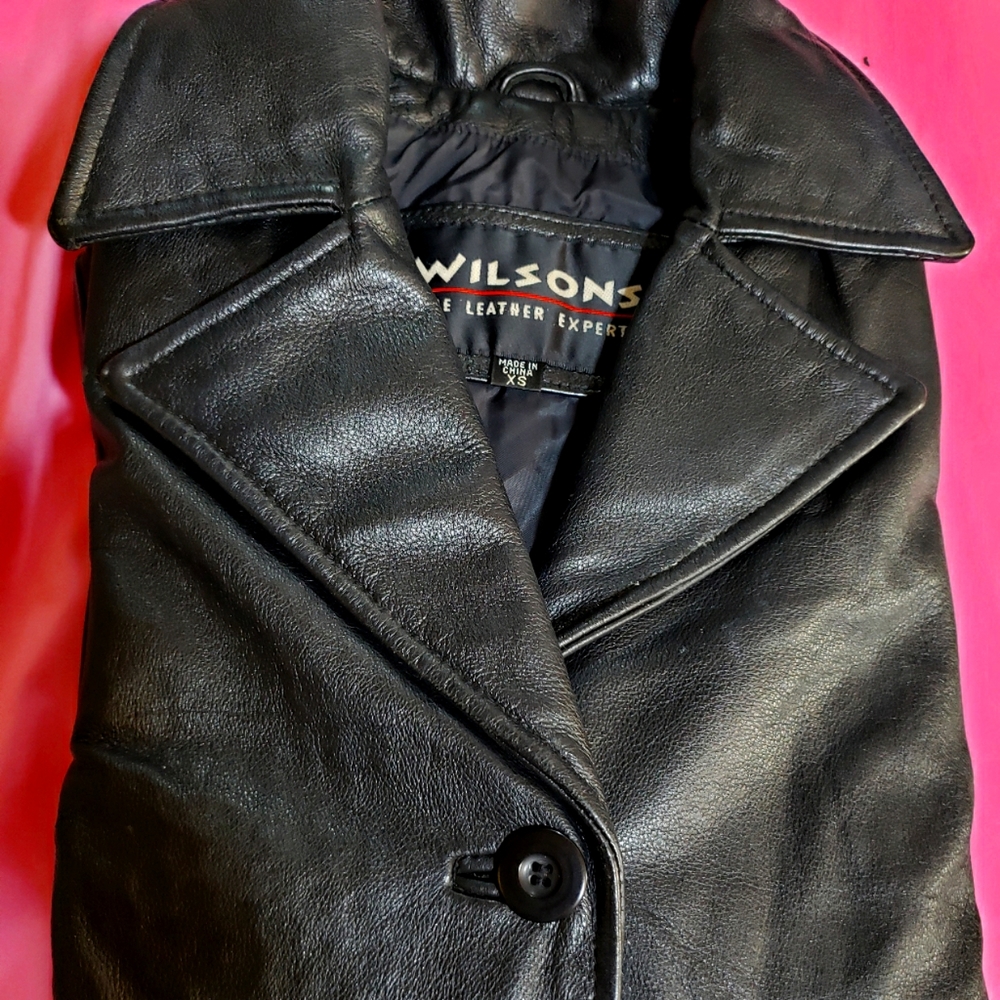 Wilson Extra Small Women's Leather Jacket W/Pocket - Gem